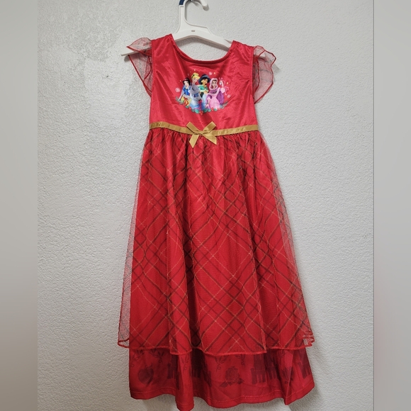 Disney | Costumes | Disney Red And Gold Princess Dress 5t Nwt | Poshmark